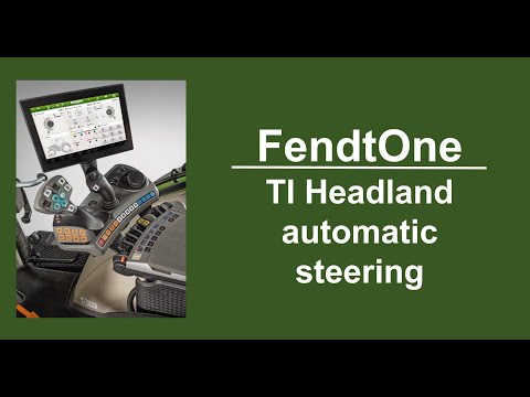 FendtOne - TI Headland automatic headland turning