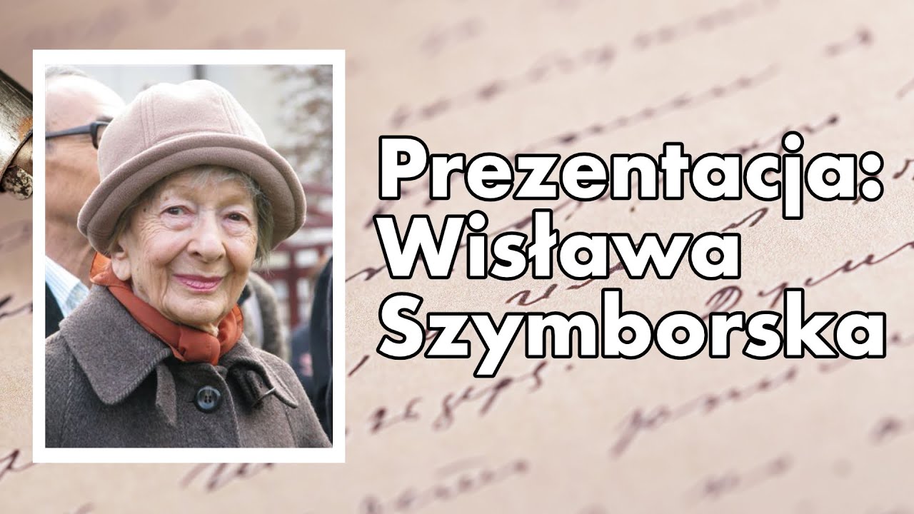 Prezentacja o Wisławie Szymborskiej dla dzieci, przedszkolaków, uczniów ...