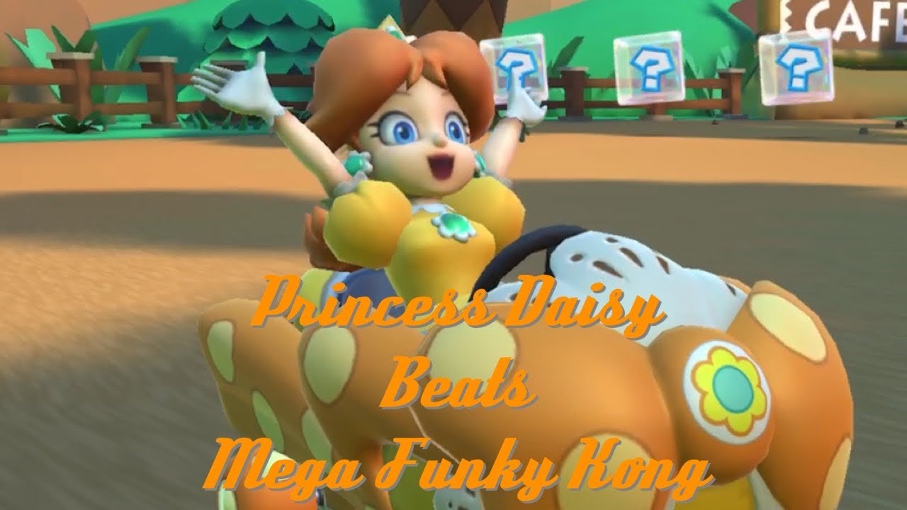 Princess Daisy Beats Mega Funky Kong - YouTube