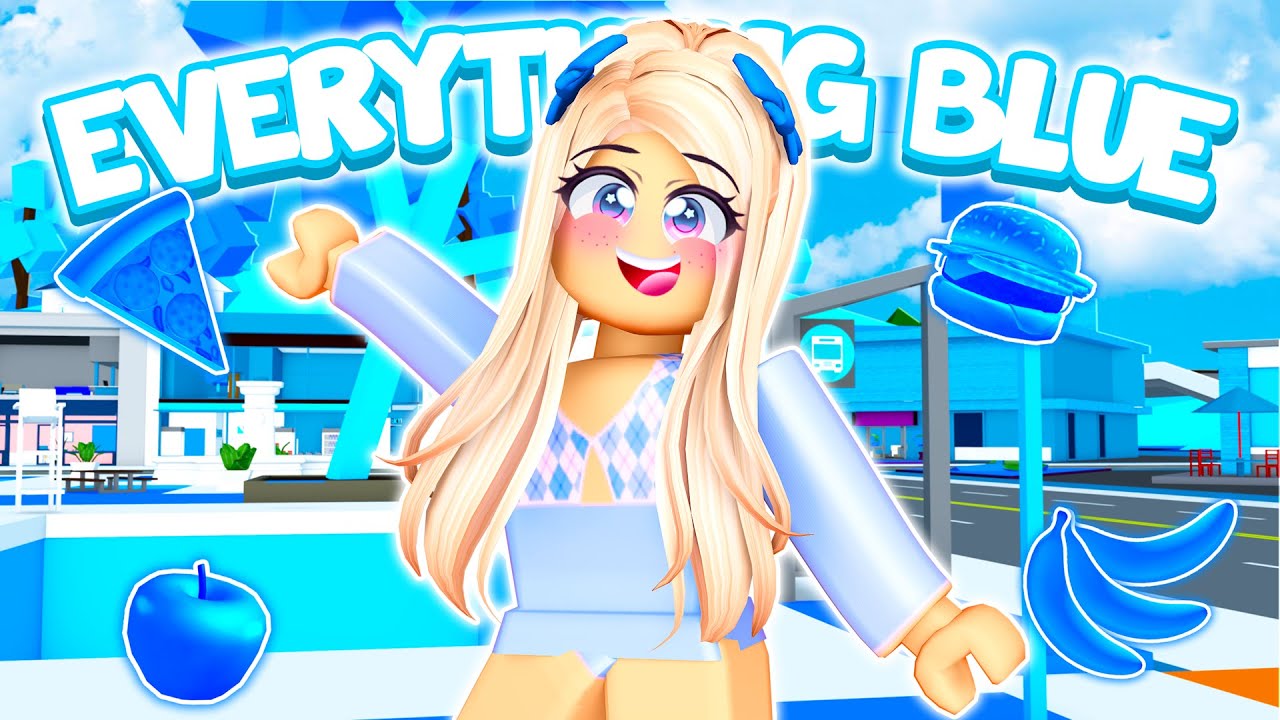 EVERYTHING IS BLUE FOR 24 HOURS IN ROBLOX! - YouTube