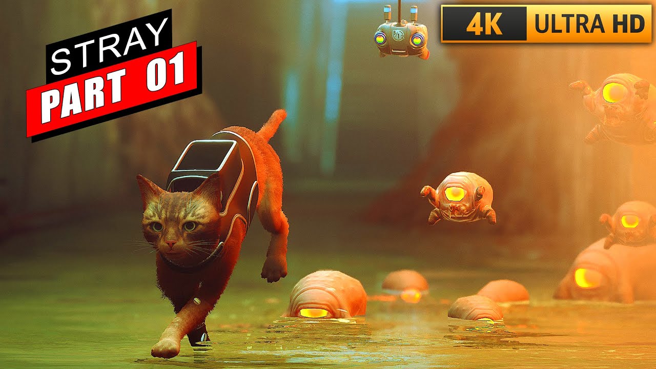 STRAY Walkthrough Gameplay Part 1 - INTRO (FULL GAME) | CUTEST GAME ...