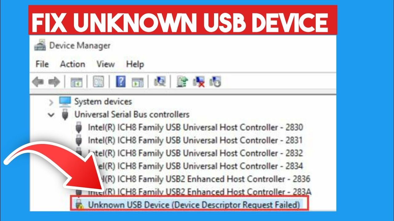 Unknown Usb Device Device Descriptor Request Failed Windows 10 Device 3279
