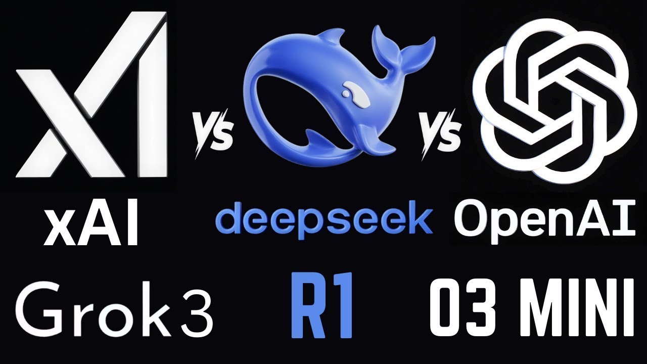 Grok-3 模型正式上线啦！横向真实对比Grok-3、DeepSeek、o3-mini 模型性能 - YouTube