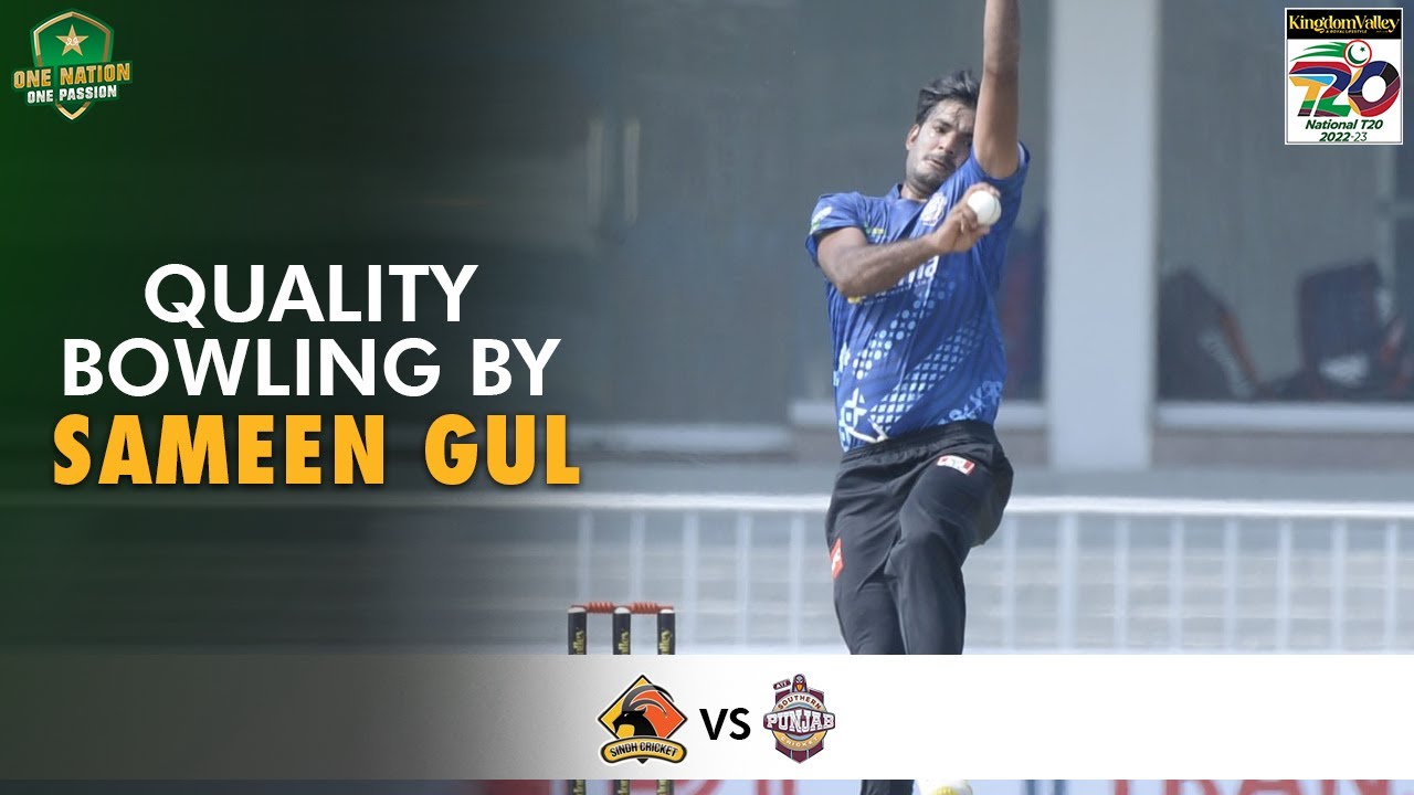 Quality Bowling By Sameen Gul | Sindh vs SP | Match 1 | National T20 ...