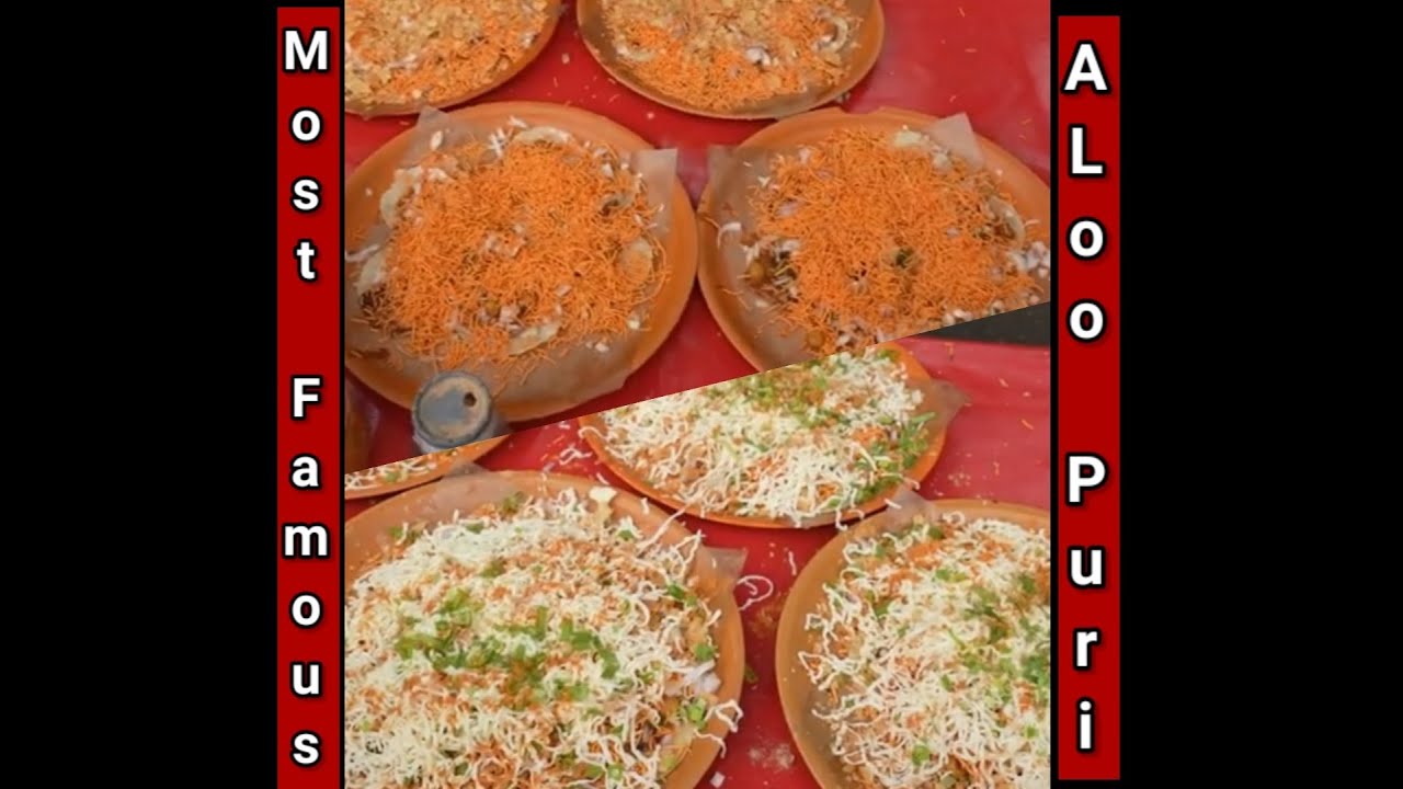 Most Famous Aloo Poori in Surat | Street food | Most popular Gujarati ...