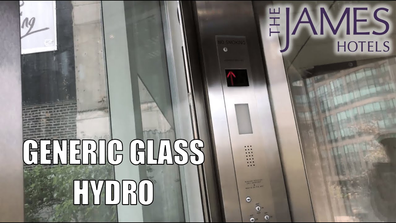 Weird Hydraulic Glass Lobby Shuttle Elevator - The James Hotel SoHo in ...