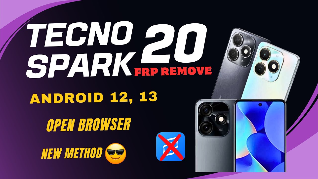 Tecno Spark 20, kj5 frp bypass - YouTube