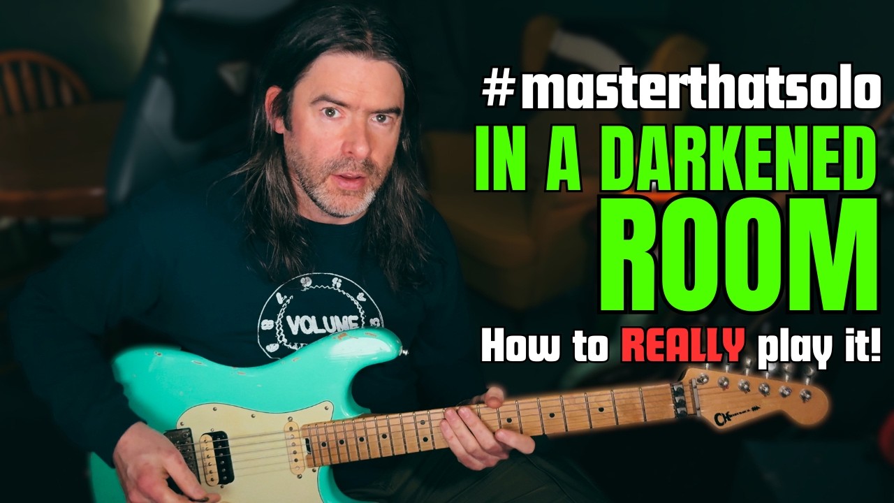 In A Darkened Room Guitar Solo Lesson - Skid Row (Note-by-Note) # ...