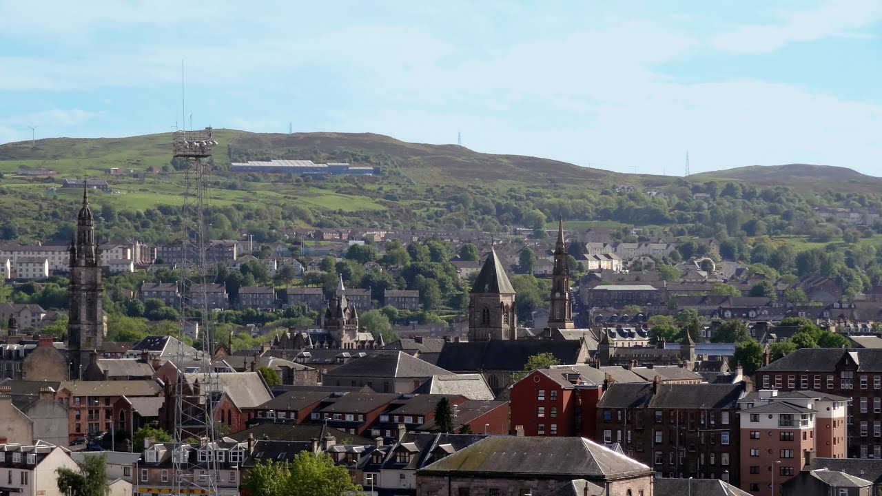 Greenock - Panoramic View from Ruby Princess - YouTube