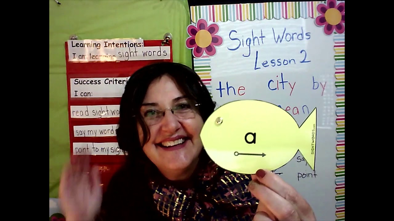 Sight Words Lesson 2 | Distance Learning for kids! - YouTube