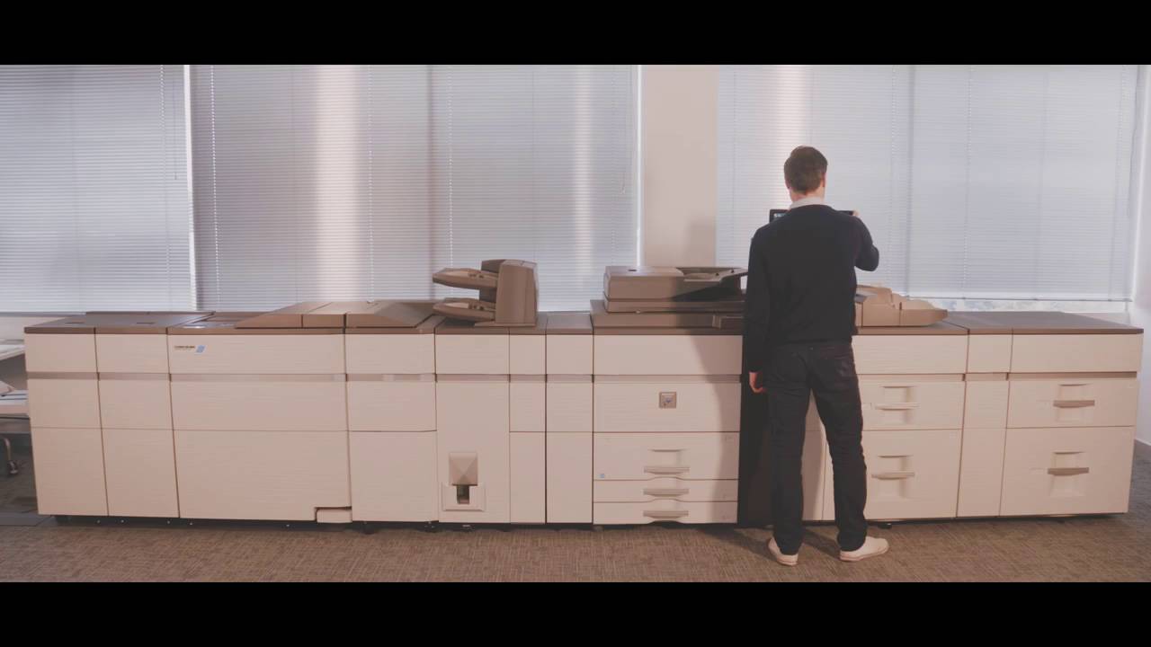 Sharp MX M1205 MX M1055 One touch Fiery Gateway Key - YouTube