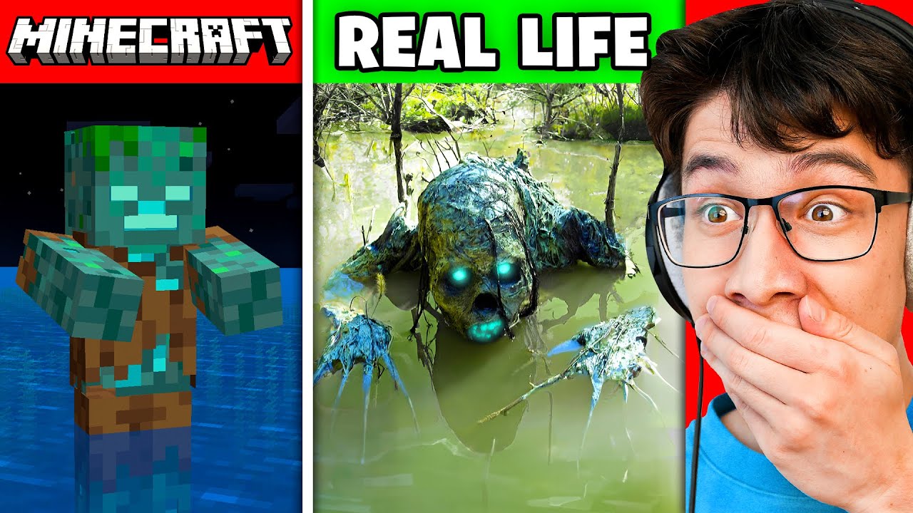 Minecraft Items in REAL LIFE! (Animals, Items, Blocks) - YouTube