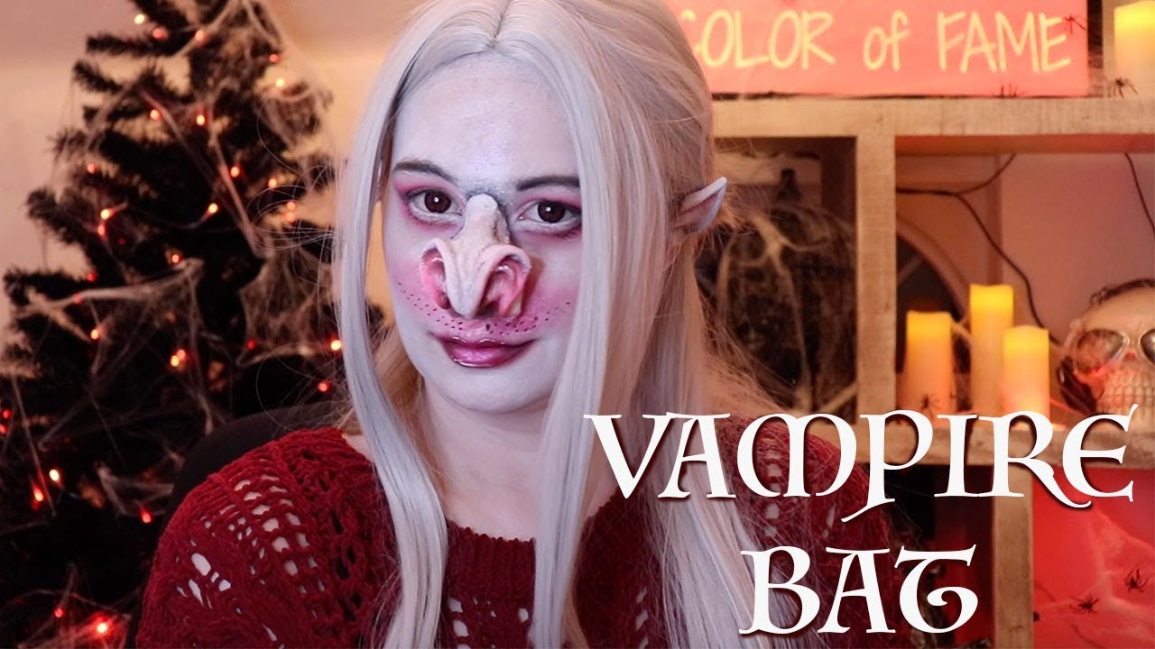 VAMPIRE BAT MAKEUP TUTORIAL | COLOR OF FAME - YouTube