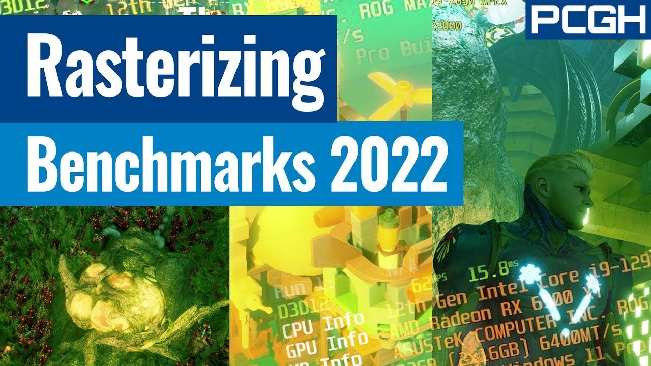 GPU benchmarks 2022: Rasterizing | 4K Gameplay | Radeon RX 6950 XT LC ...