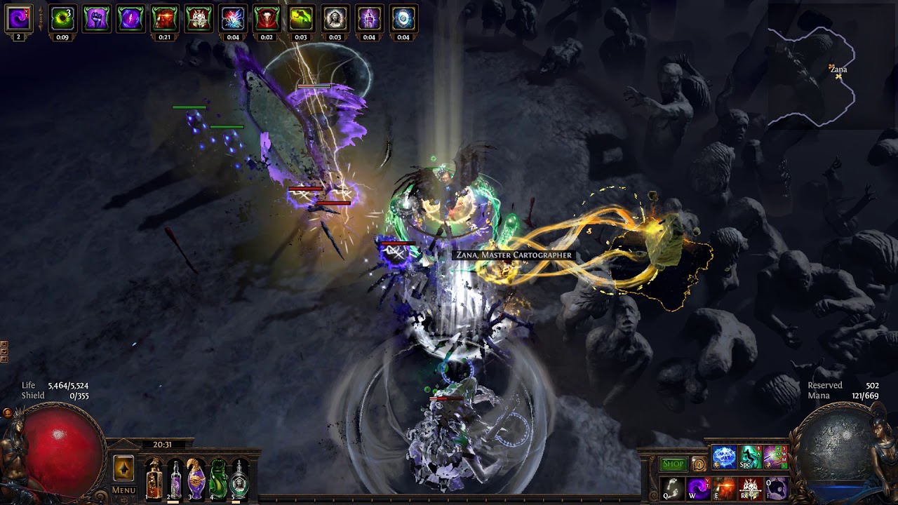 3.6 poe viper strike uber elder deathless - YouTube