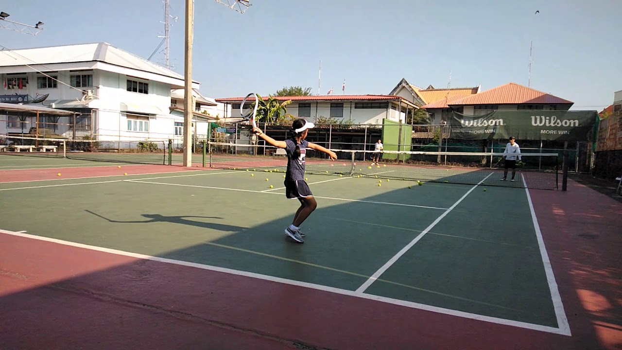 First coaching from tennis coach Peter in Surin SUN 20 01 2019 #7 - YouTube