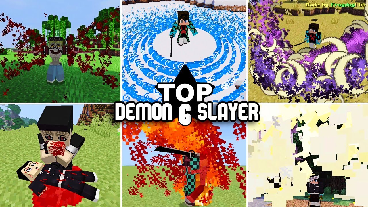 TOP 6 Mejores Addons de DEMON SLAYER para Minecraft PE || Mods de ...