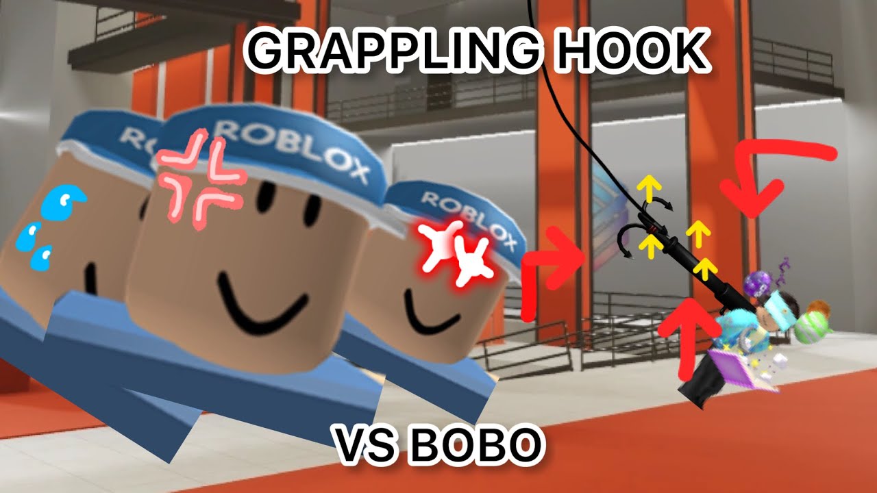 BOBO VS GRAPPLING HOOK! || Roblox Evade - YouTube