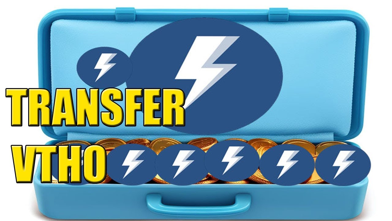 How to transfer VTHO from the sync wallet - YouTube