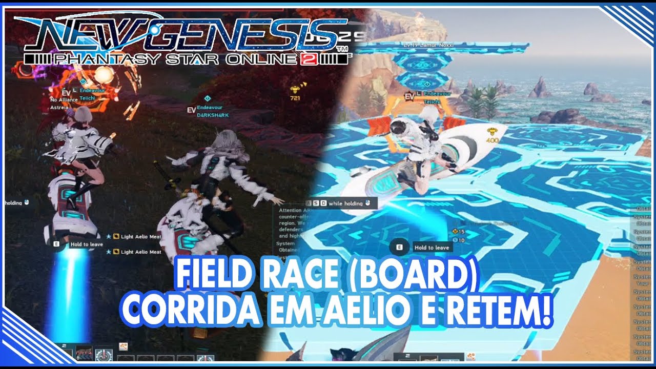 Corrida com Floating Board em Aelio e Retem! Field Race (Board ...