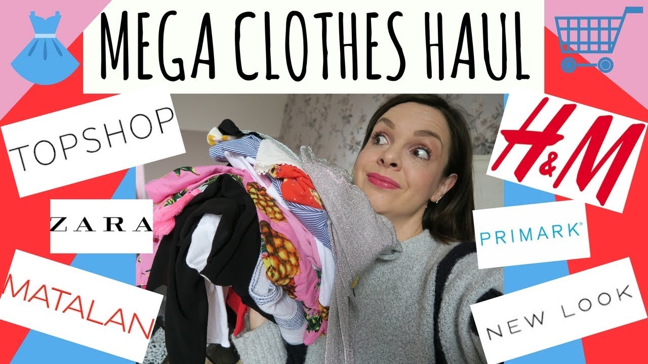 MEGA HOLIDAY CLOTHES HAUL // HIGH STREET COLLECTIVE HAUL - YouTube