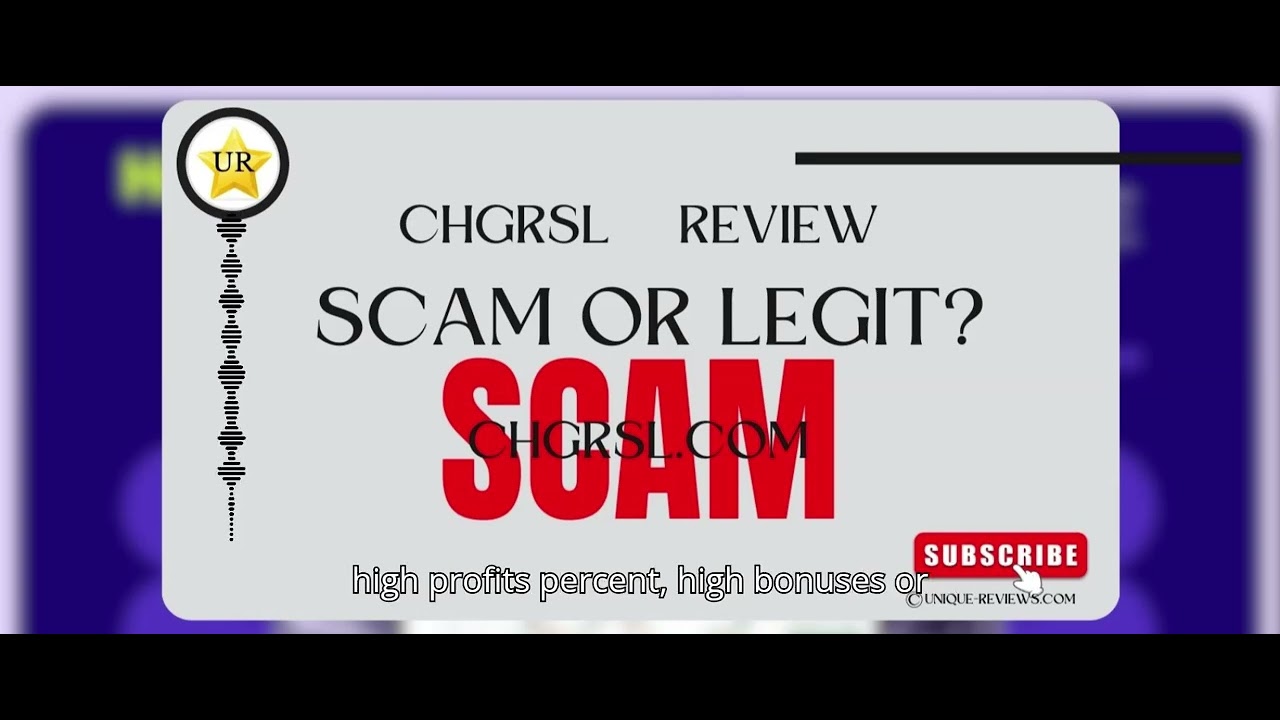 CHGRSL Reviews, chgrsl.com review Scam - YouTube