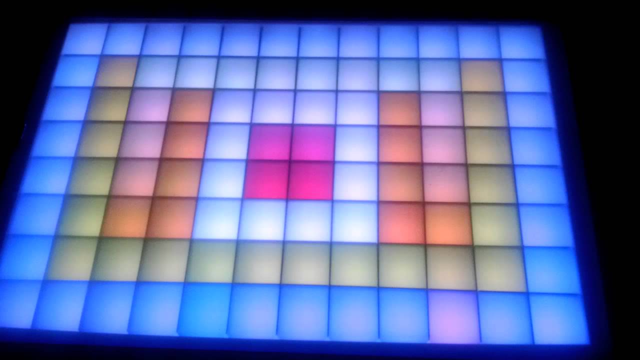 Led Coffee Table Bitmap Animations - YouTube