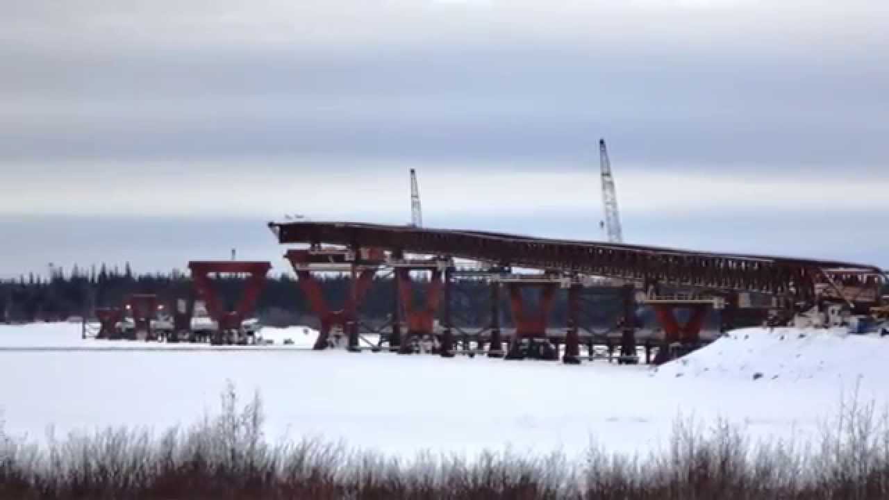 The Deh Cho Bridge - Buckland & Taylor Construction Engineering - YouTube