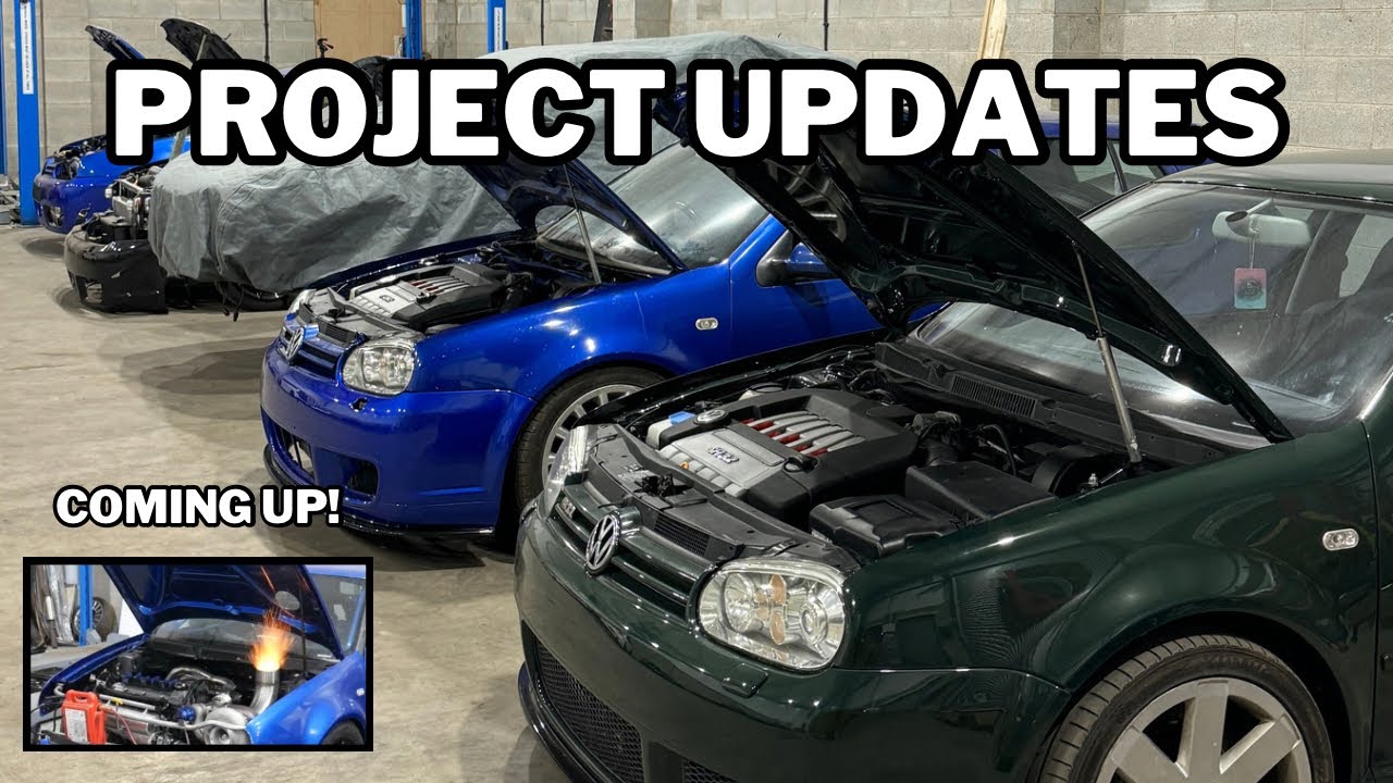 PROJECT UPDATE - TWIN TURBO, BIG TURBO R32 AND MORE! - YouTube