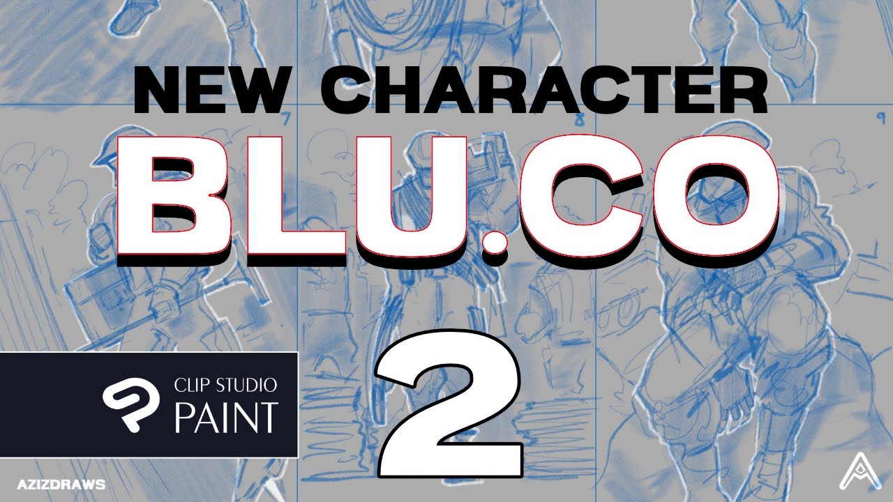 Drawing a New Character: BLU.CO Part 2 - YouTube