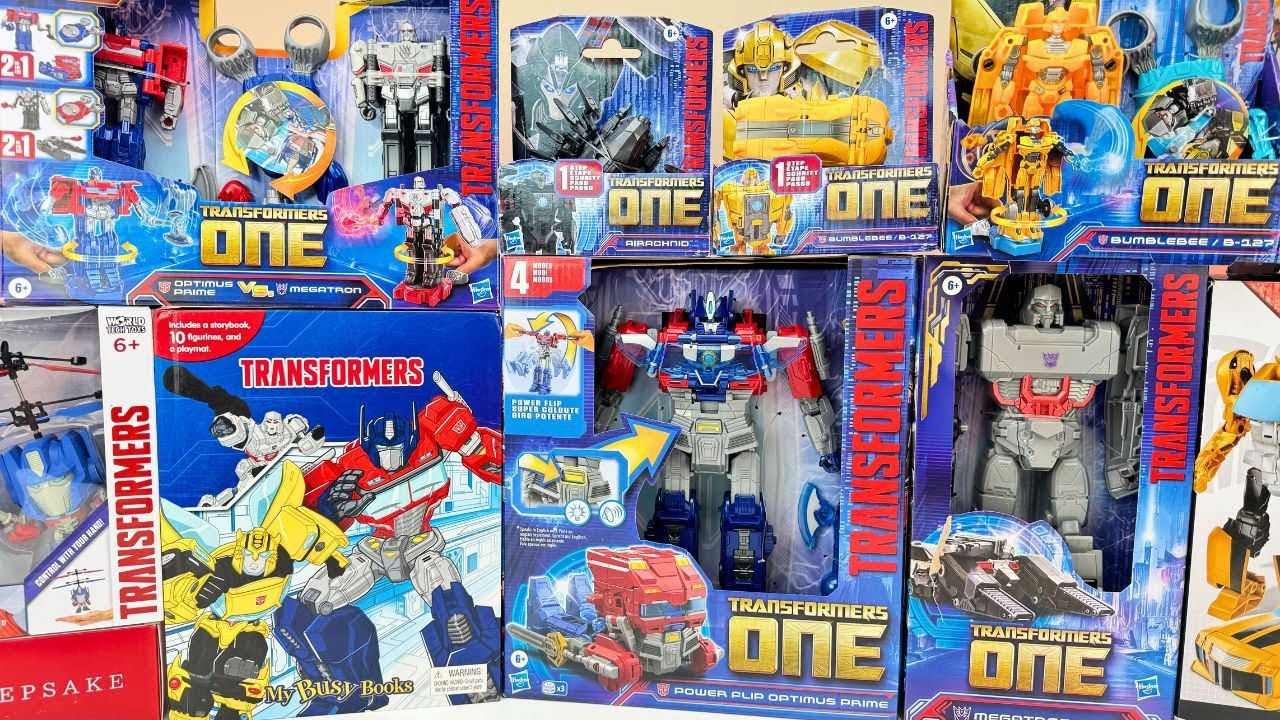 Transformers ONE Movie Toys Unboxing Review | Robot Battlers Optimus ...