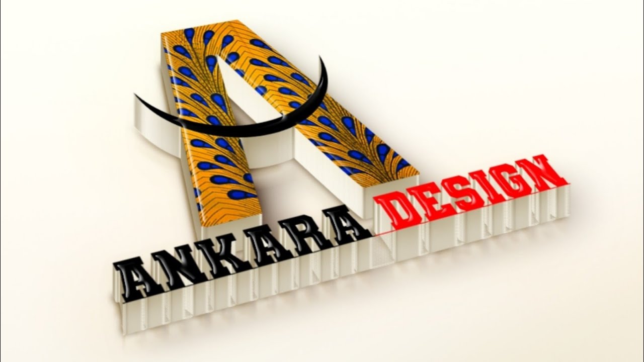 ANKARA 3D logo design pixellab/photo G tutorial#pixellabtutorial # ...