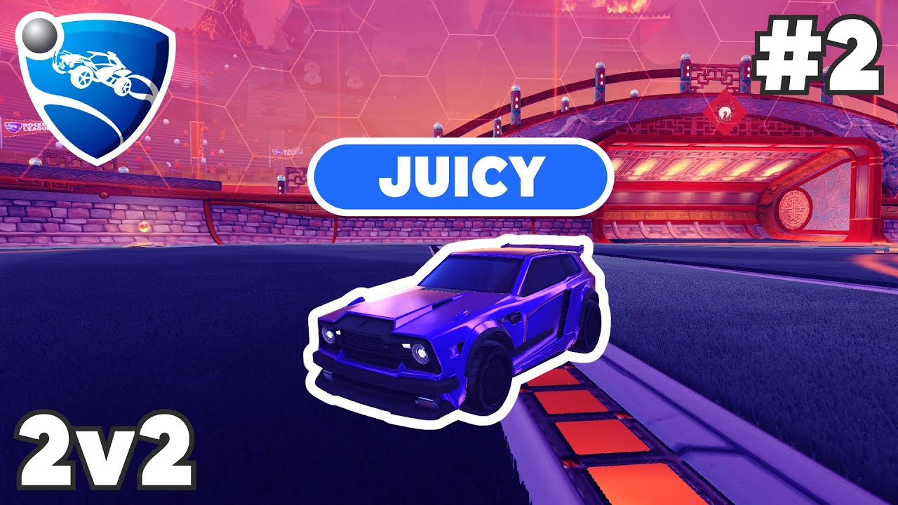 juicy Ranked 2v2 PRO Replay #2 - Rocket League Replays - YouTube
