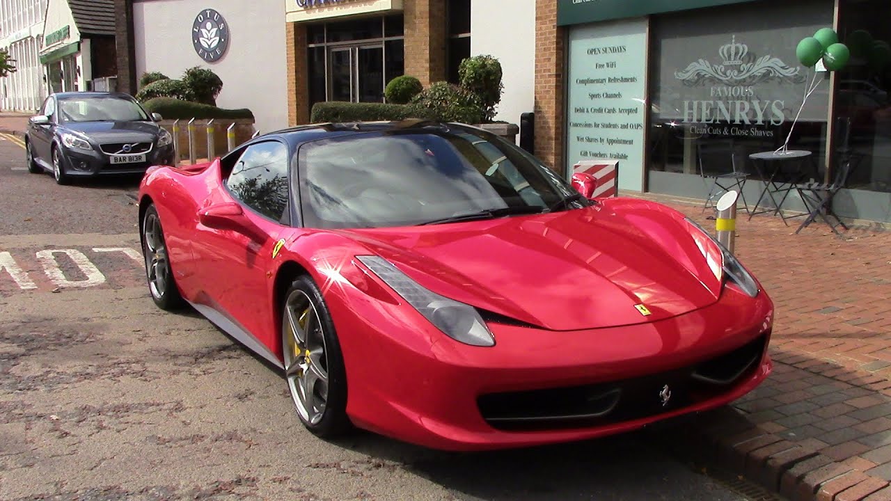 Ferrari 458 REVS, acceleration!! - YouTube