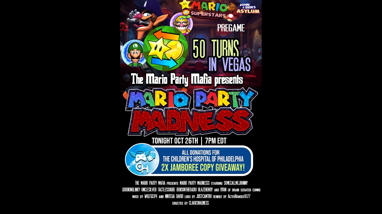 MARIO PARTY MADNESS FOR CHOP feat. SomeCallMeJohnny, UncleSilver, Brain ...