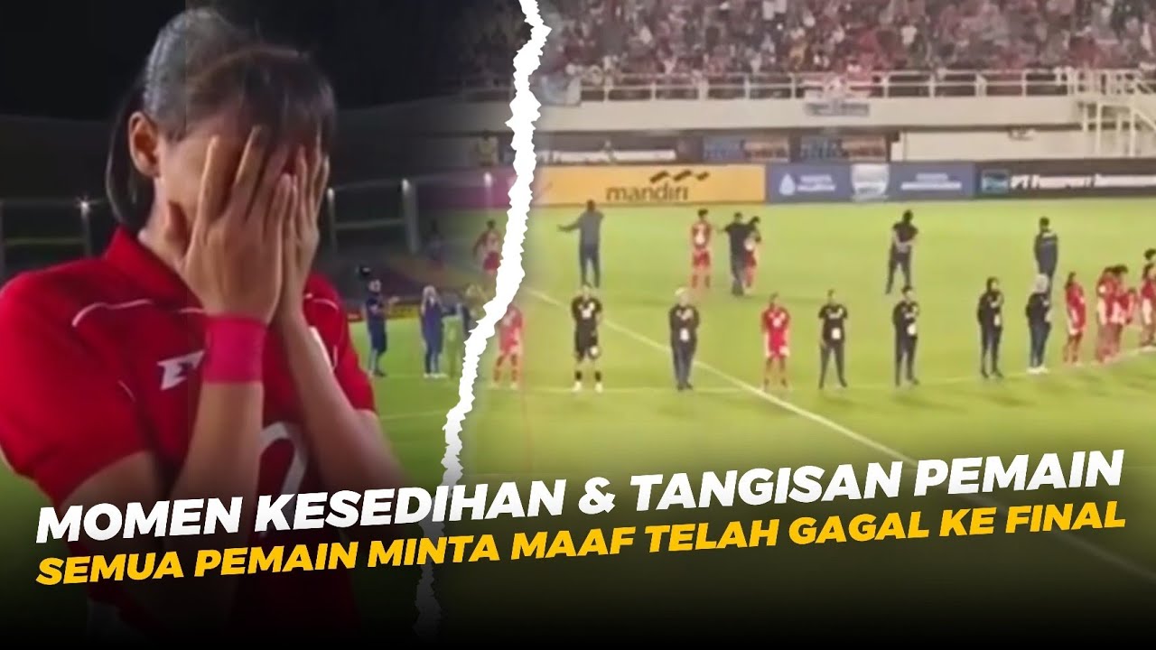Gak Tega Lihatnya! Full Momen Kesedihan Pemain Timnas Putri U16 Setelah Kalah Dari Australia U16 ...