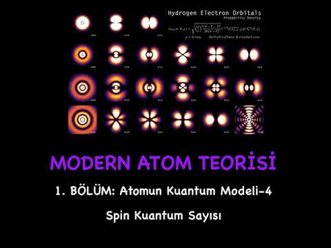 7. Modern Atom Teorisi_1. BÖLÜM: Atomun Kuantum Modeli_4_Spin Kuantum Sayısı