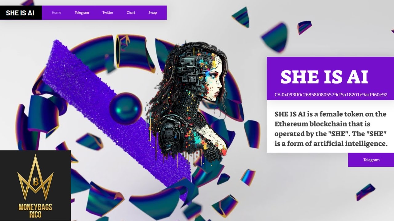 She Is Ai Token | Erc-20 Token | Money Bag Alert - YouTube