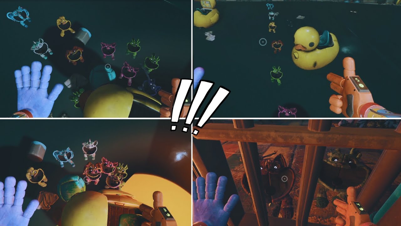 POPPY PLAYTIME CHAPTER 3 -Called the animals into the pool!!! - YouTube