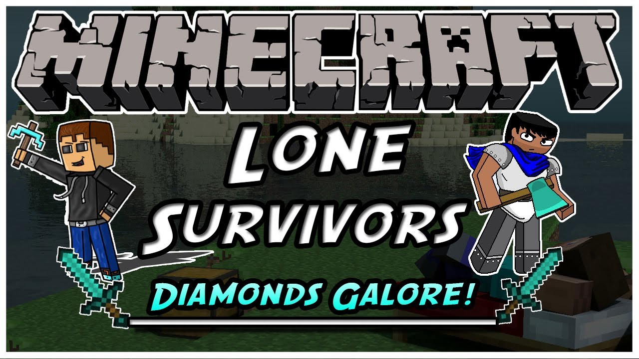 Minecraft: Diamonds Galore! - Lone Survivors (Hardcore) - Part 3 - YouTube