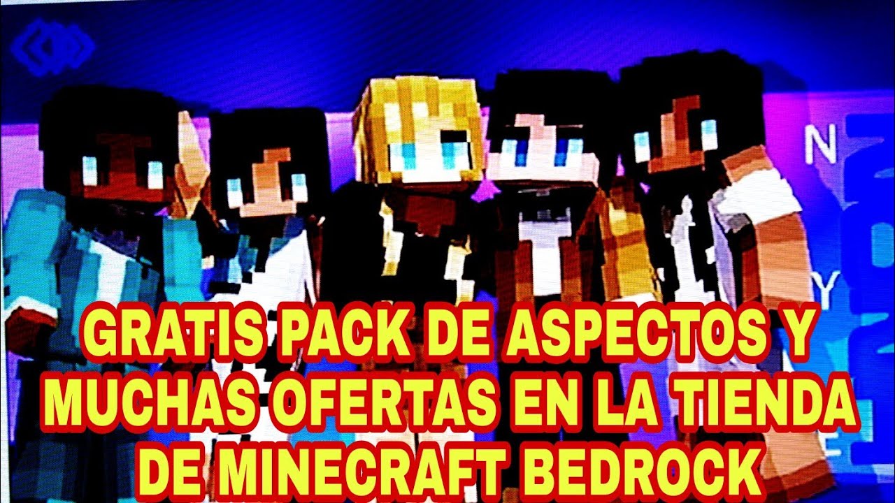 REGALO DE NAVIDAD PACK DE ASPECTOS para MINECRAFT BEDROCK - YouTube