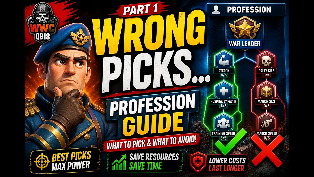 You're Picking the WRONG Skills… Best Profession Guide | Last War - YouTube