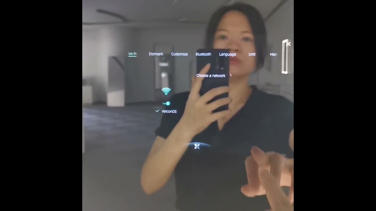 The best design of vercon backlit smart mirror - YouTube
