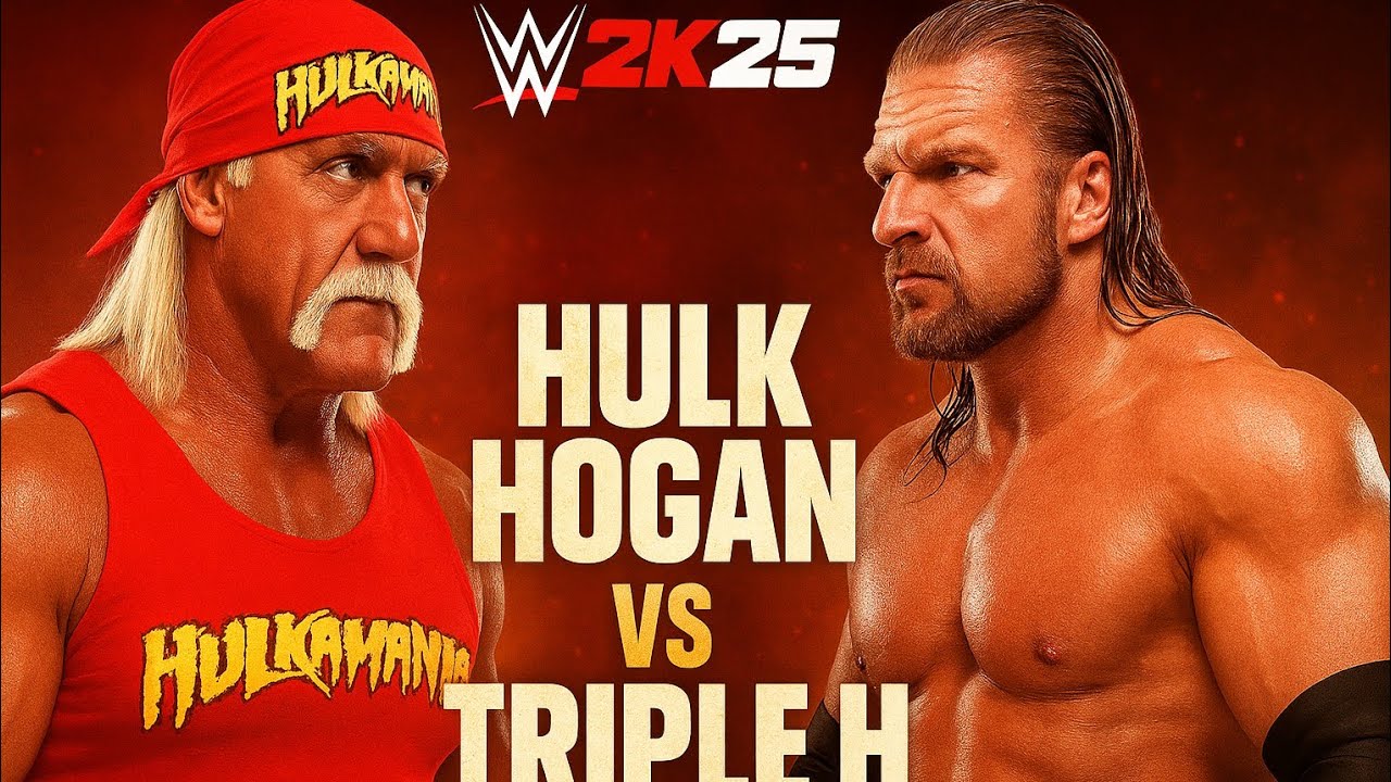 "Hulk Hogan vs Triple H | Legendary Clash | WWE 2K25 Gameplay | EPIC ...