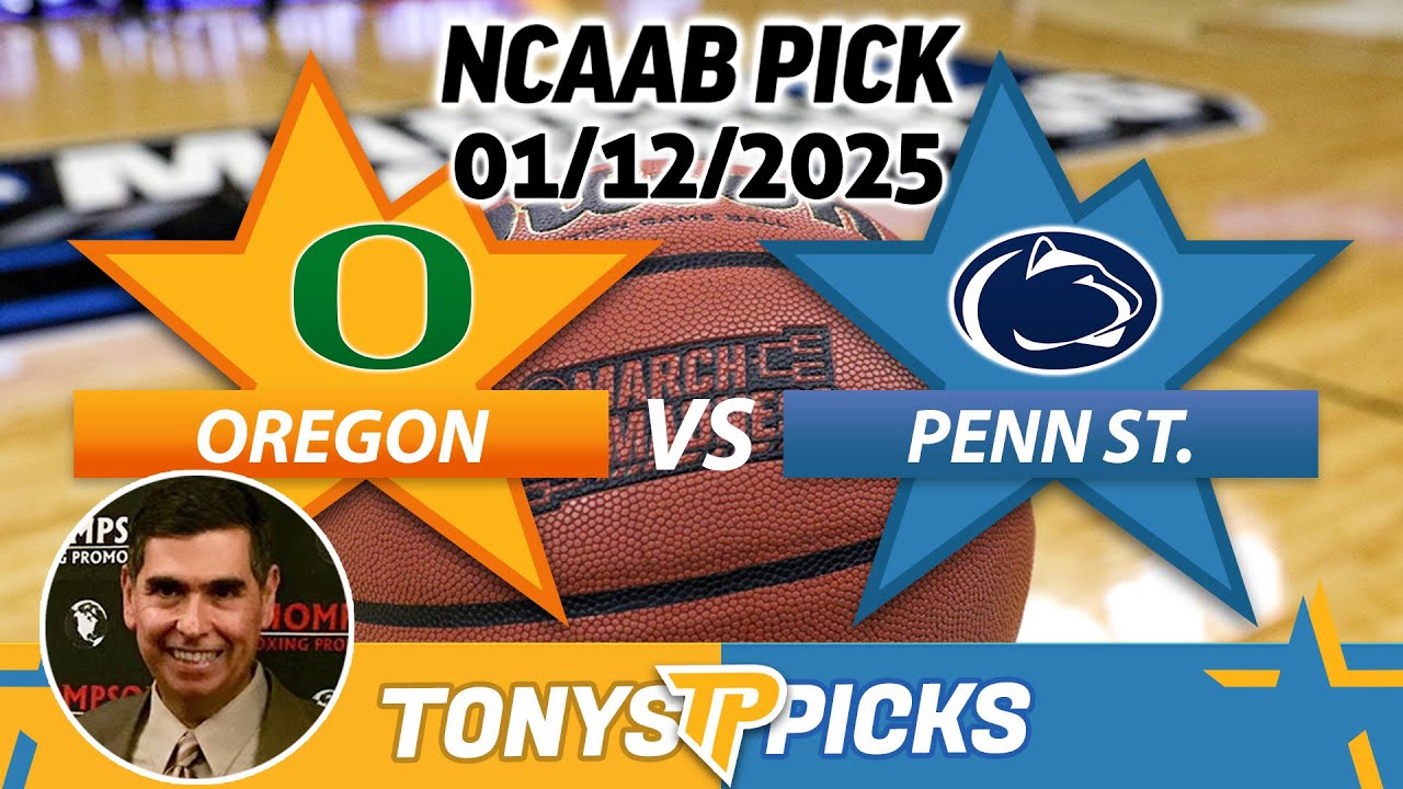 Oregon vs. Penn St Pick 1/12/25 NCAAB Spread Prediction - YouTube