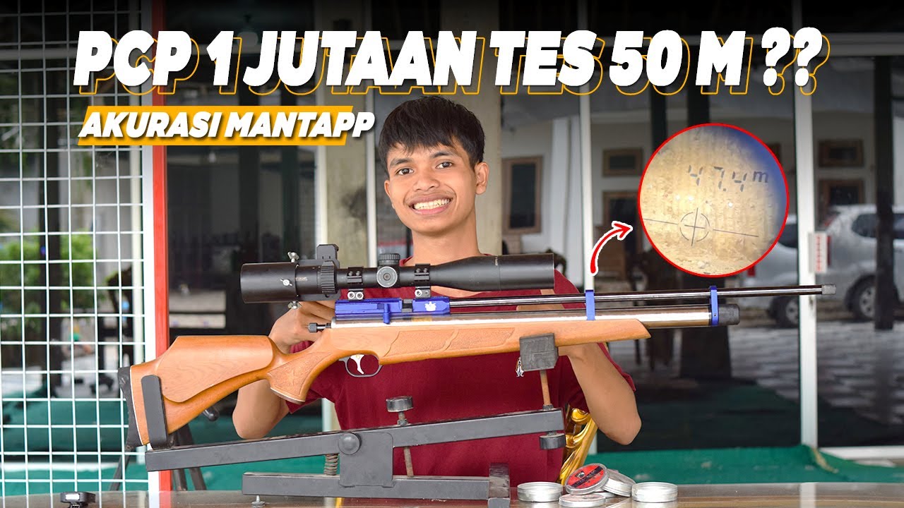 PCP 1 JUTAAN TES LONG RANGE AKURASI MANTAP !! HARGA SENAPAN ANGIN PCP ...