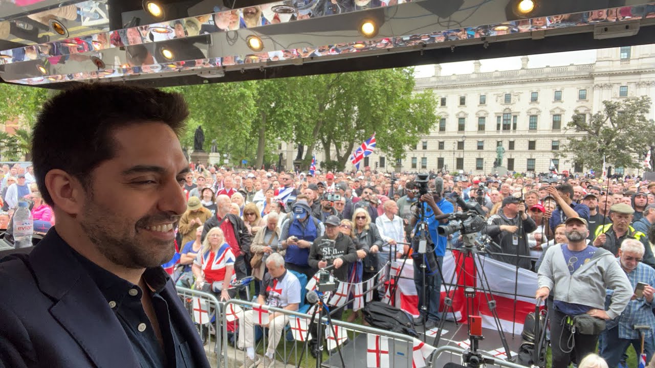 🚨LIVE: Mahyar Tousi Speaks To British Patriots Outside Parliament ...