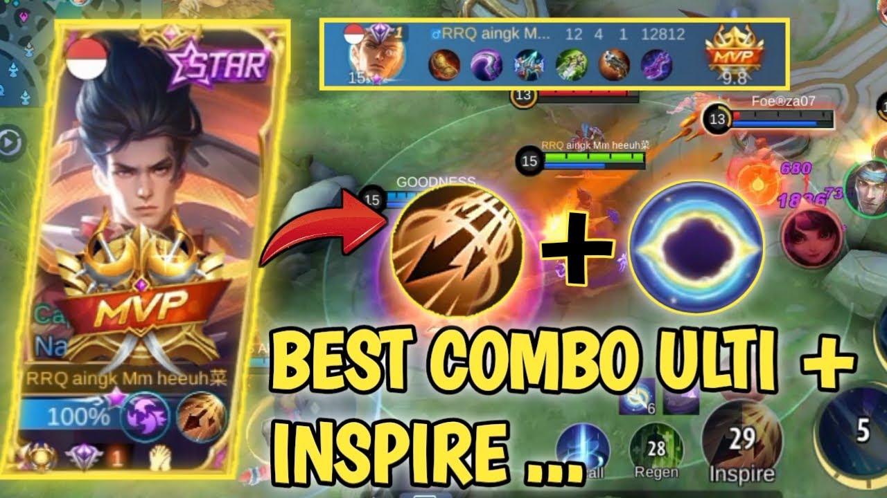 Natan Gold Lane + Combo Ulti Inspire ! Top Global Natan || Build Natan ...