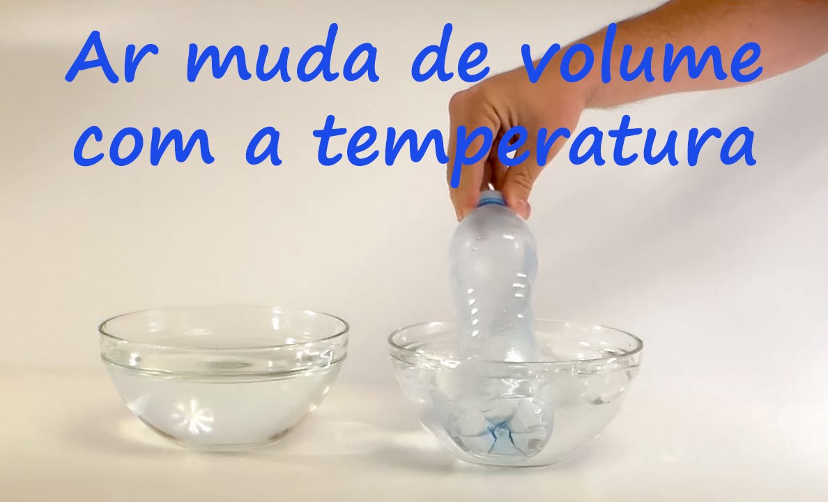 [ Experimento ] E005 Propriedades do Ar / Variação de volume com a ...