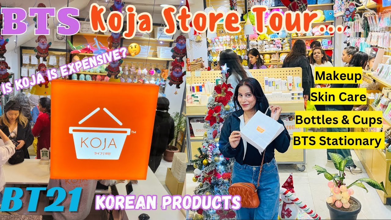 Exploring Koja Store in Majnu Ka Tila | BT21💜|Complete Tour With Prices ...